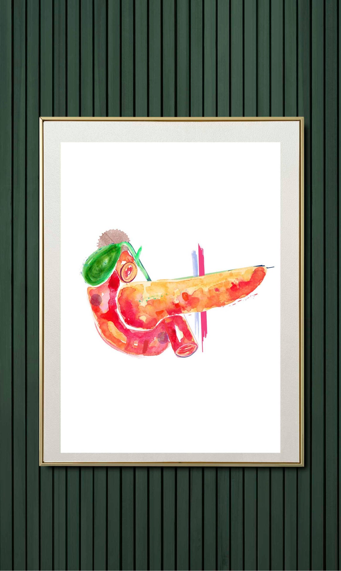 Pancreas Art Gastrointestinal Art GI Art General Surgery | Etsy