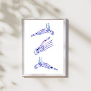 Foot Anatomy, Podiatry Graduation Gift, Podiatry Art, Orthopedic ...