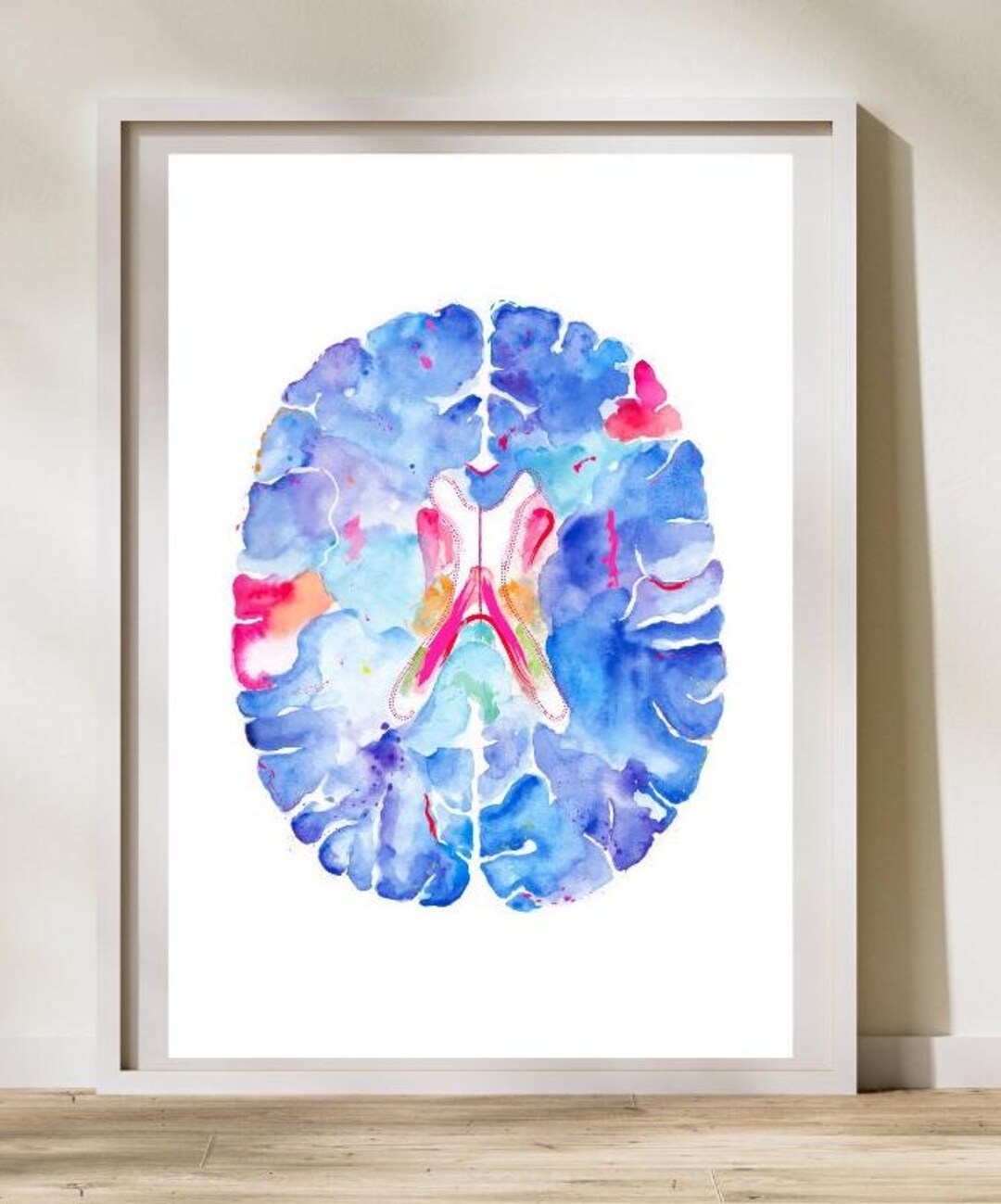 Brain Anatomy Radiology Neurology Art, Psychiatry Office Decor ...