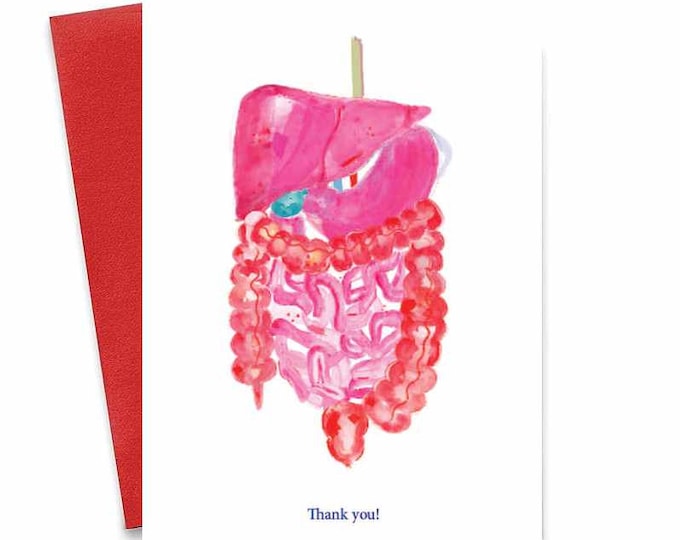 I've Gut to Say Thank You Thank You Card, Doctor, Nurse ...