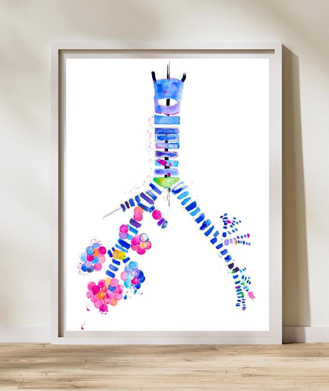 Trachea - Lung Anatomy Art, Respiratory Therapy Pneumology Breathwork ...