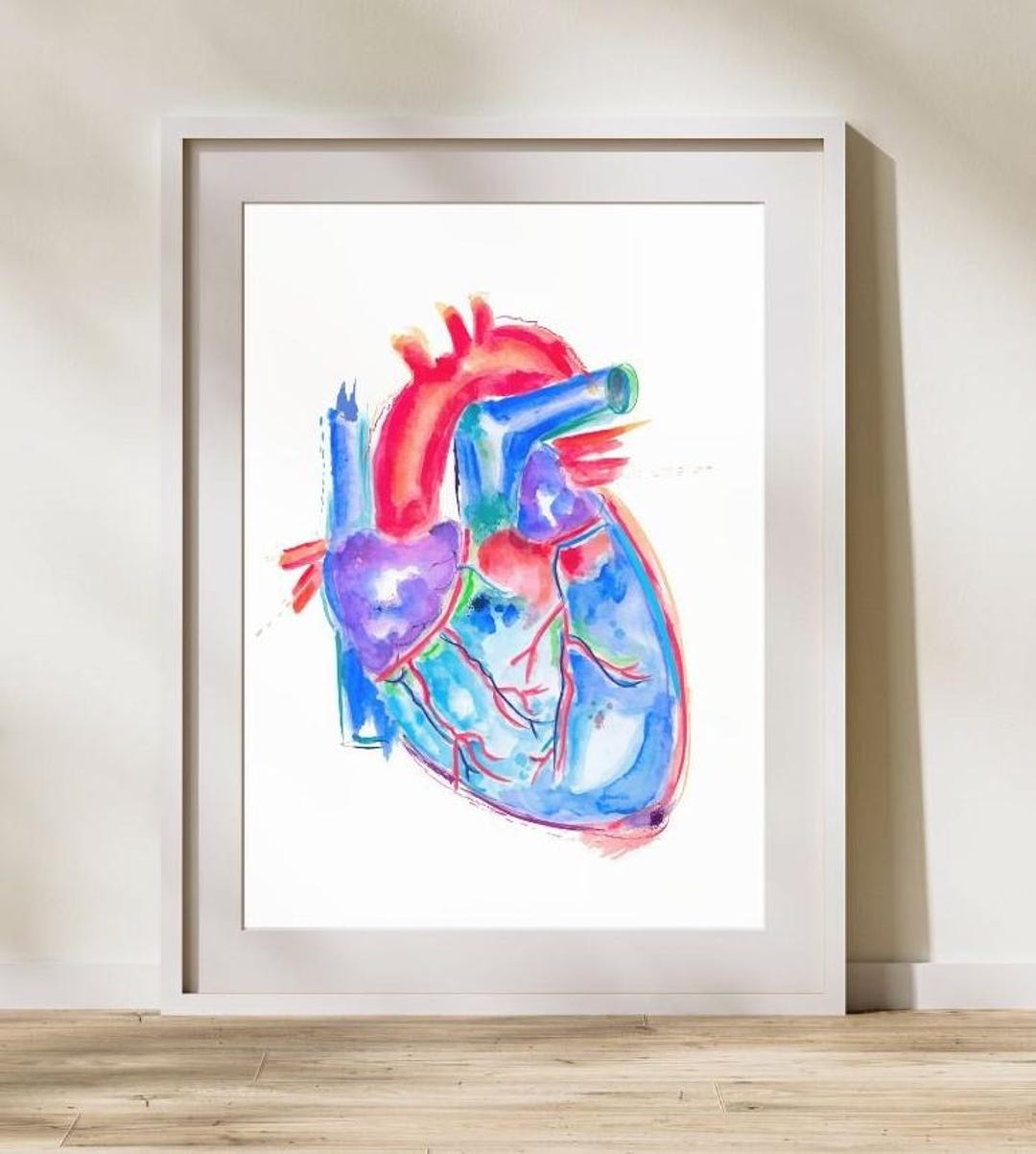 Heart Anatomy, Cardiology Art, Heart Decor, Cardiology Department Wall ...