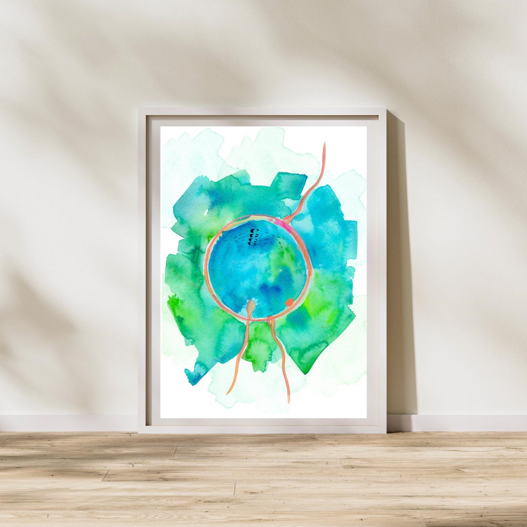 Spermium Ovum Fertility and IVF Art Print, OBGYN Office Art Print - Etsy