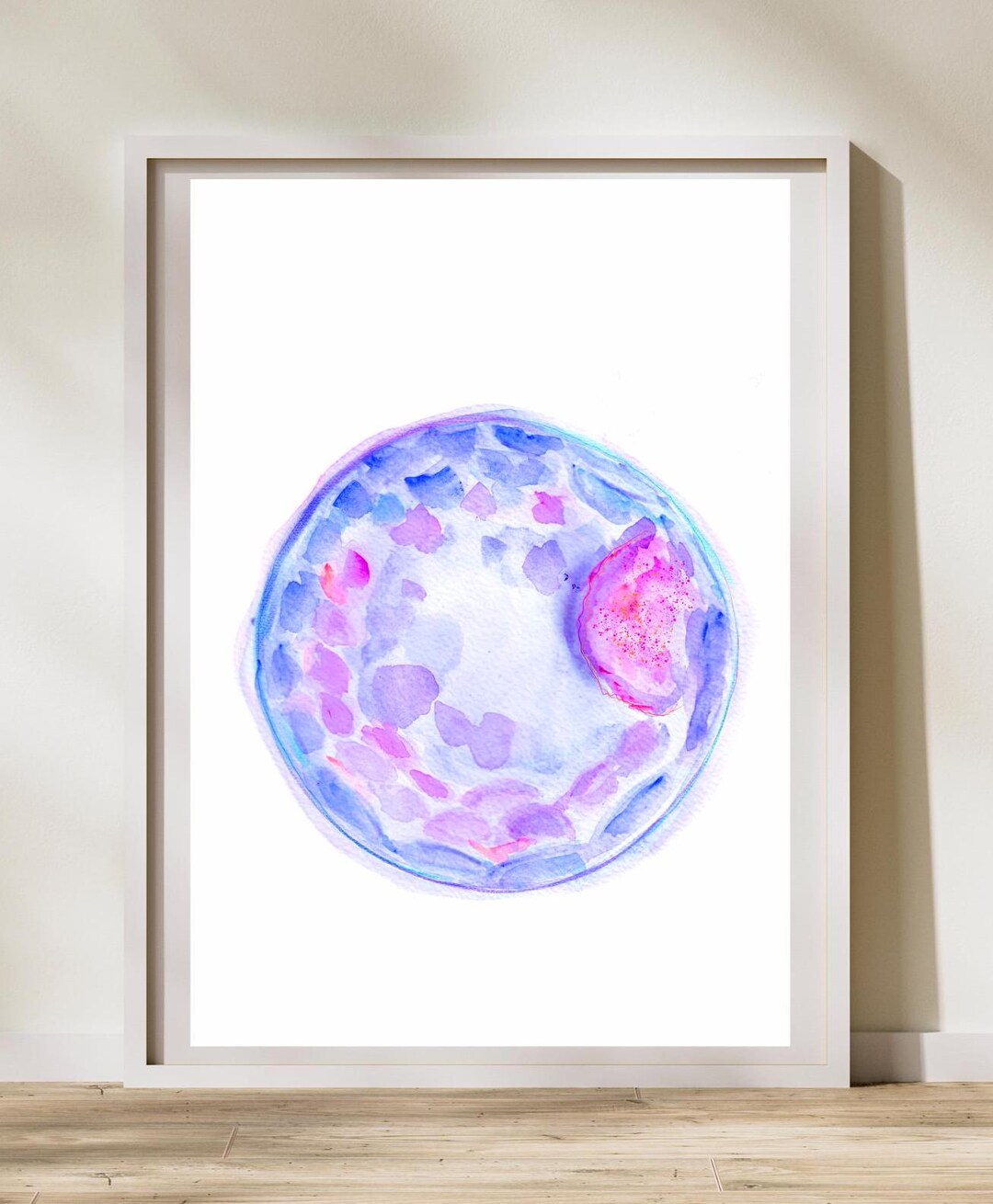 Blastocyst - Embryo Day 5 - OBGYN Art - IVF Art - Fertility Gift ...