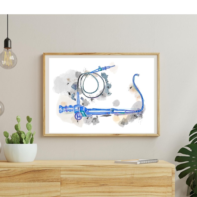 Cystoscope, Urology Art, Urology Gift, Urology Office Art, Urology ...