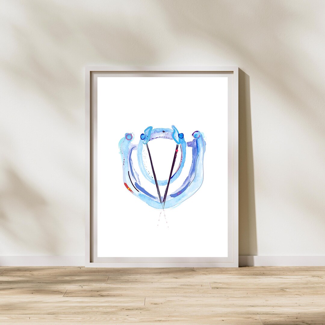 Vocal Cords Anatomy - Speech Language Therapy Anesthesiology Art - Etsy