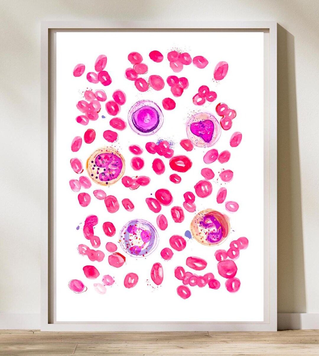 Blood Cells, Hematology Art, Laboratory Art, Hematology Nursing, Lab ...