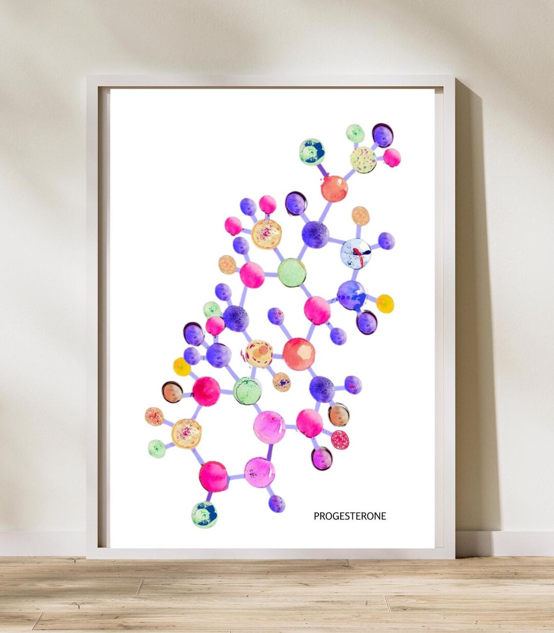 Progesterone, Gynecology Art, OBGYN Artwork, Menopause Art, Fertility ...