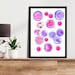 Blood Cell Art, Biology Gifts, Cell Biology Art, Hematology Art ...