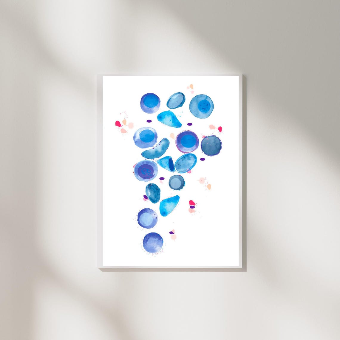 Bone Marrow Smear Art Print, Watercolor Hematology Pathology Gift - Etsy