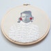 Ingrid Bergman Hand Embroidery Hoop - Etsy