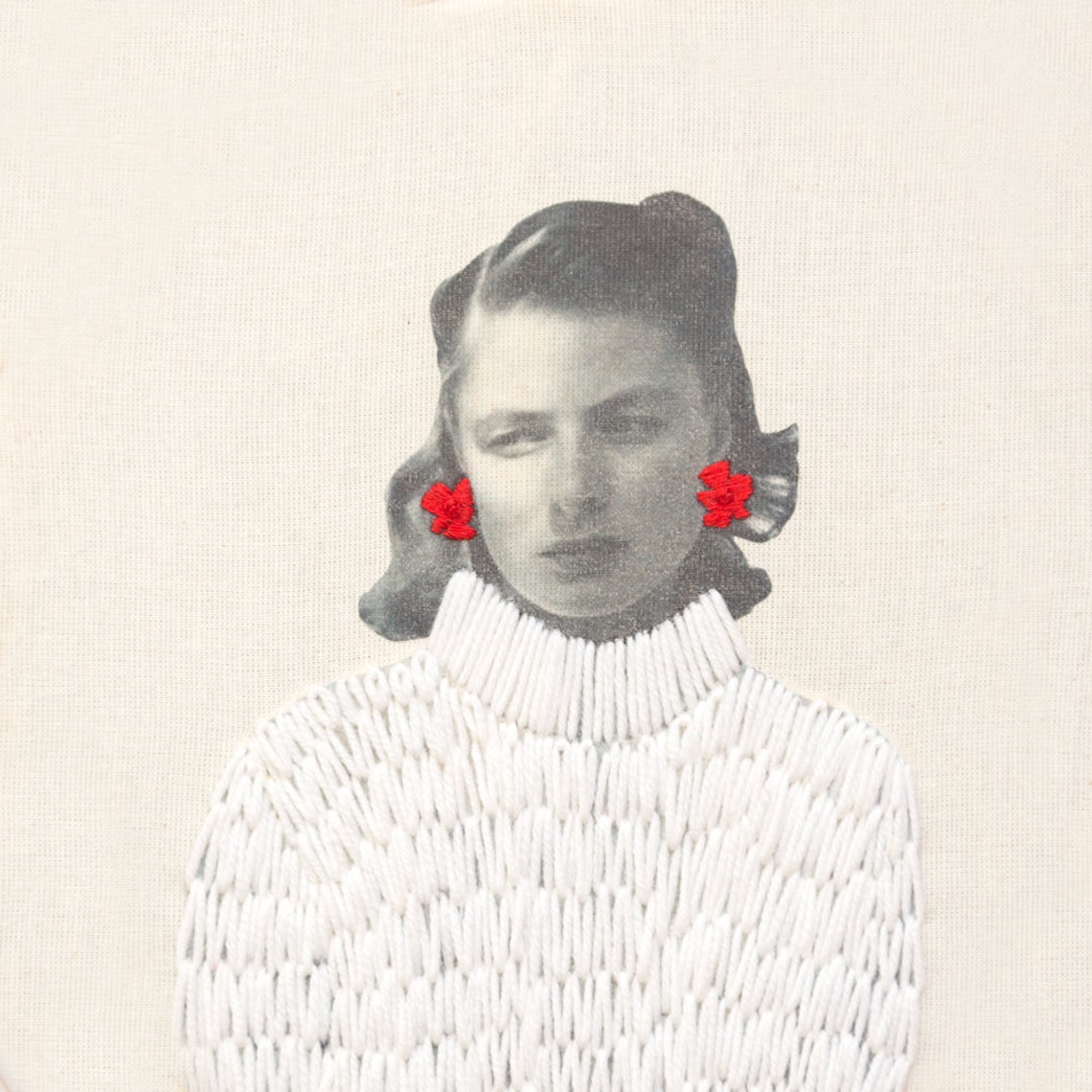 Ingrid Bergman Hand Embroidery Hoop - Etsy