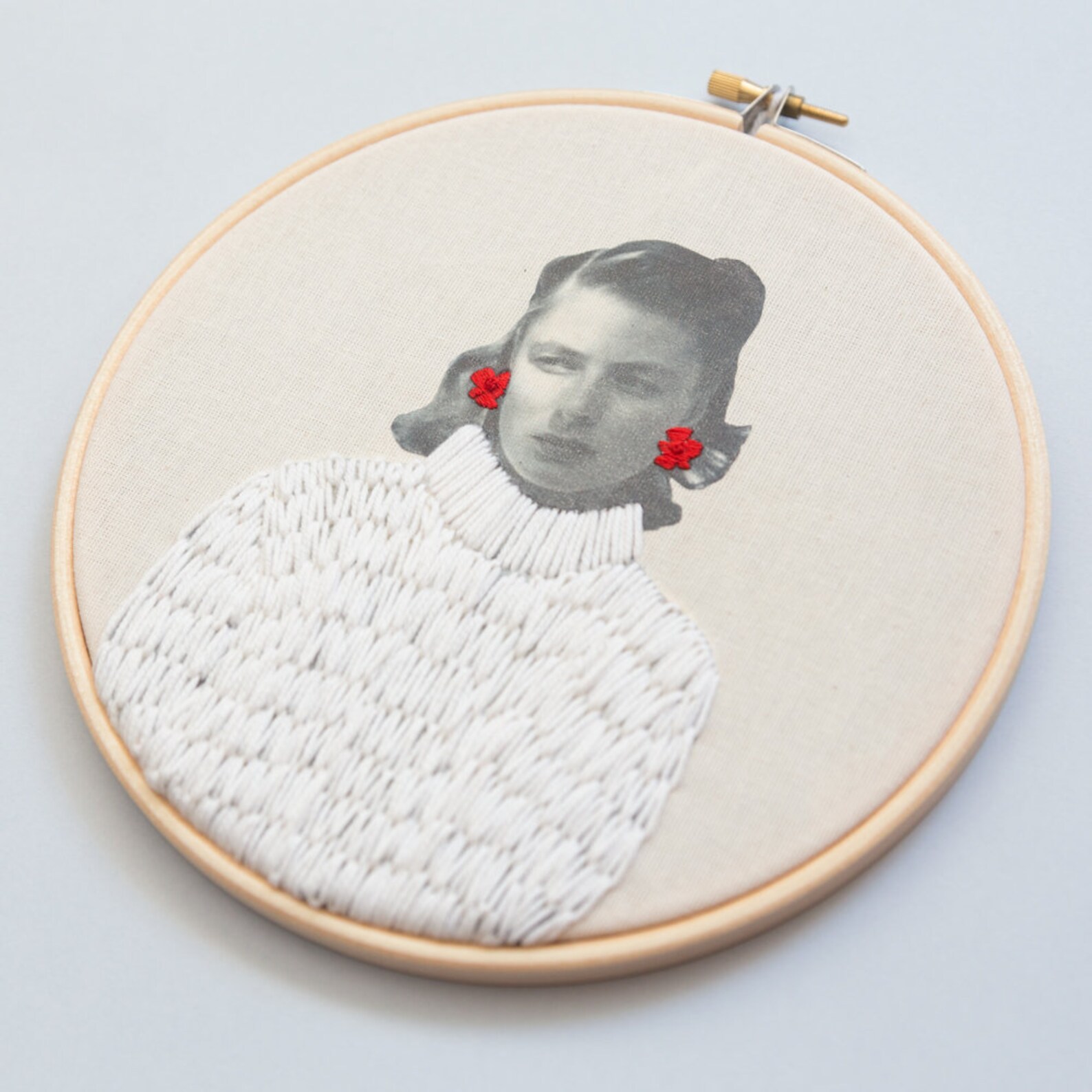 Ingrid Bergman Hand Embroidery Hoop - Etsy