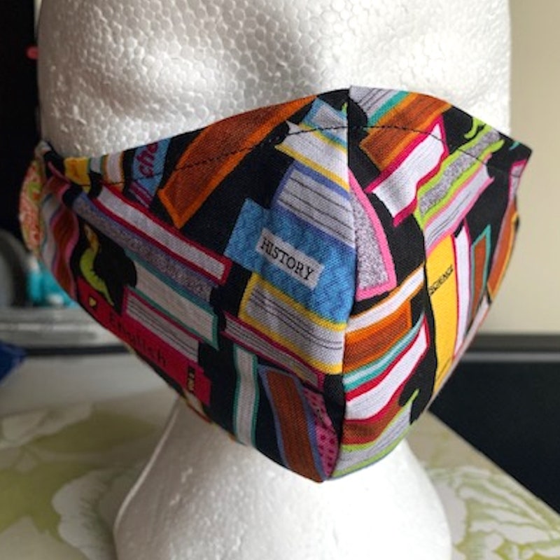 Bookworm Face Mask - Etsy