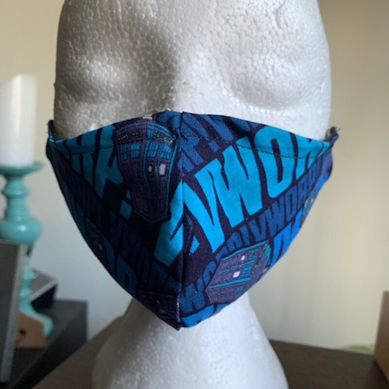 Doctor Who Face Mask - Etsy