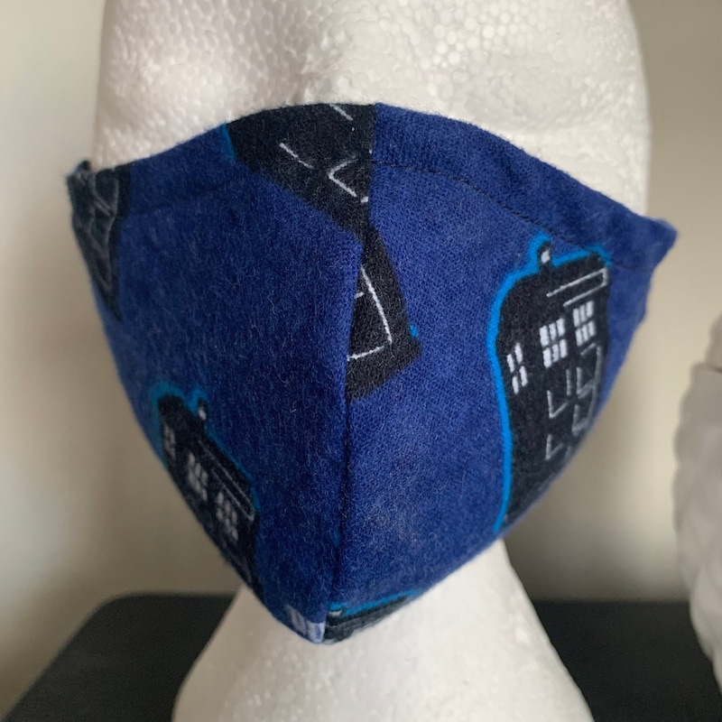 Doctor Who Face Mask - Etsy
