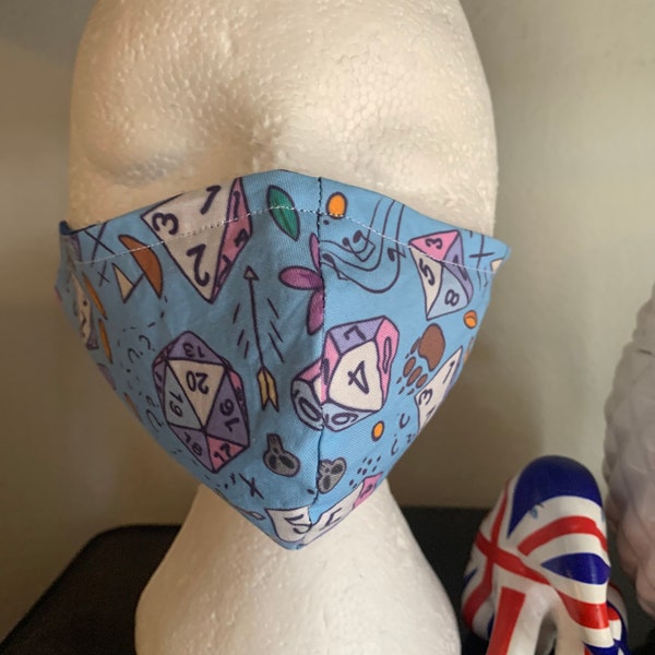Dungeons and Dragons Face Mask - Etsy