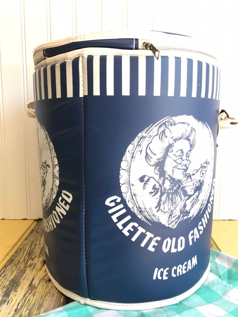 Gillette Old Fashioned Ice Cream Zip Top Cooler - Etsy