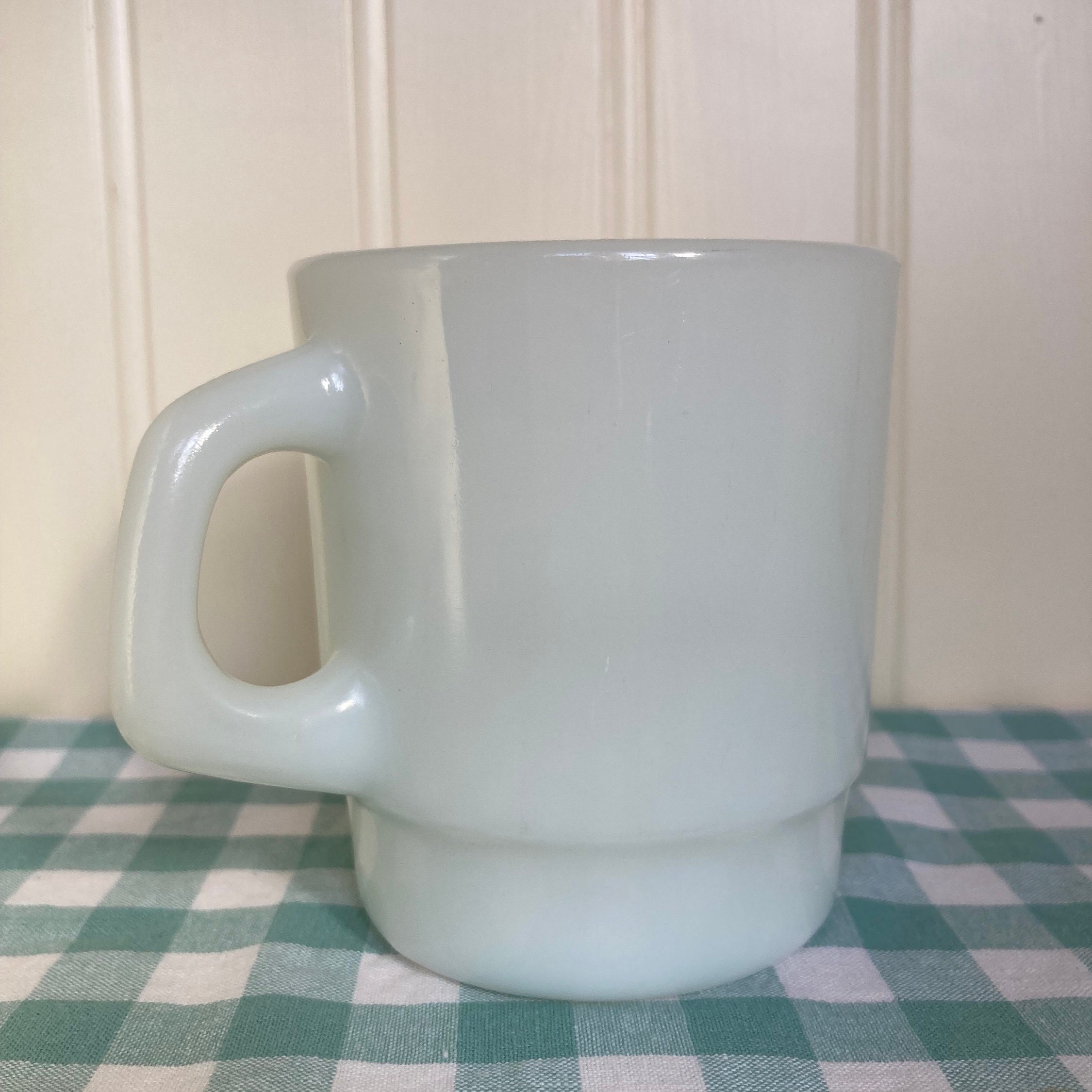 Conestoga Mall Milk Glass Mug "for the Good Things in Life." - Etsy