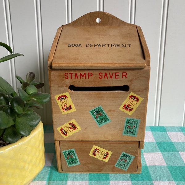 Wooden Stamp Storage Box - Etsy