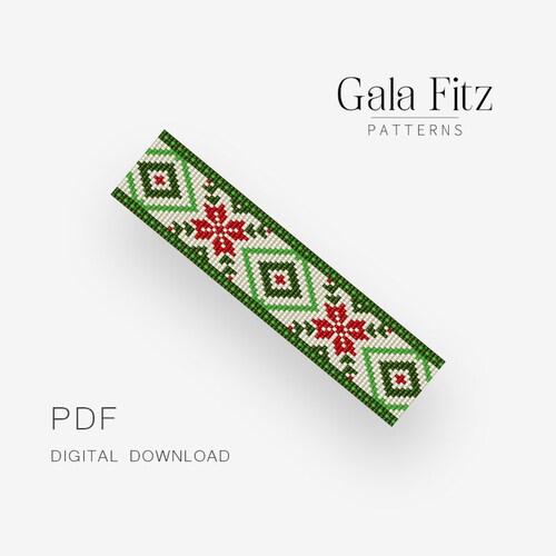 Bead Loom Pattern Christmas Ukrainian Embroidery Bead Loom - Etsy