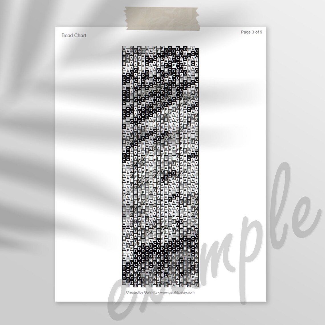 Tribal Peyote Bracelet Pattern Wide Cuff Peyote Stitch - Etsy