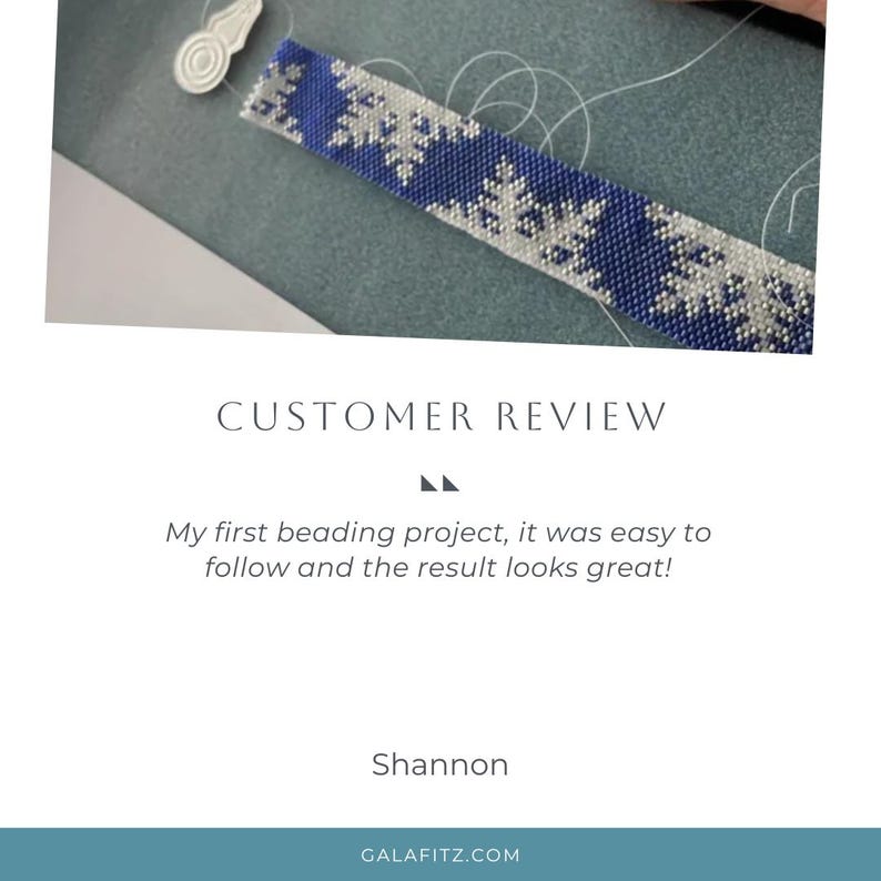 Crystal Snowflake Peyote Bracelet Pattern, Winter Bead Weaving PDF ...
