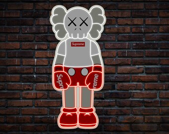 Kaws Anime Led Sign - Etsy
