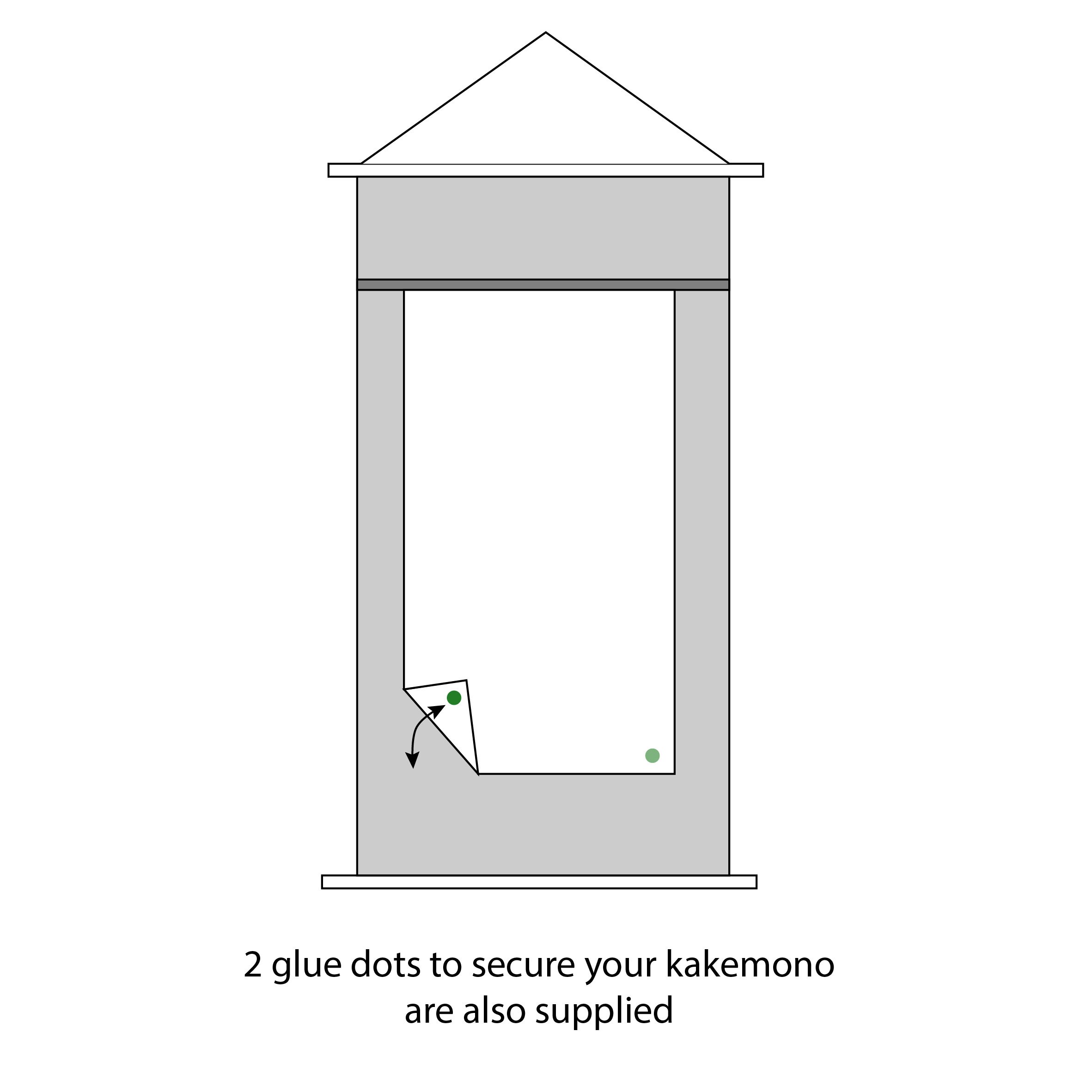 Map of Japan Sumi-e Kakemono Japanese Calligraphy Hanging Scroll Wall ...