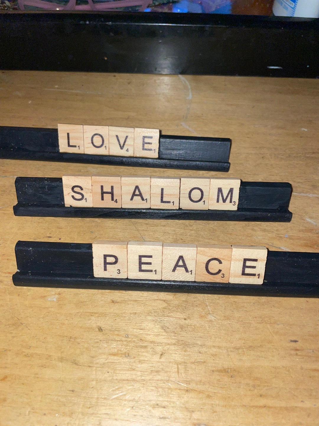 Custom Scrabble Rack - Etsy