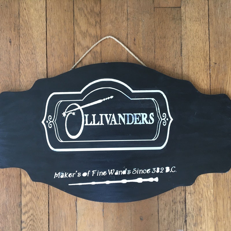 Ollivanders Sign - Etsy