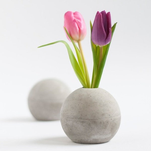 Concrete Vase - Etsy