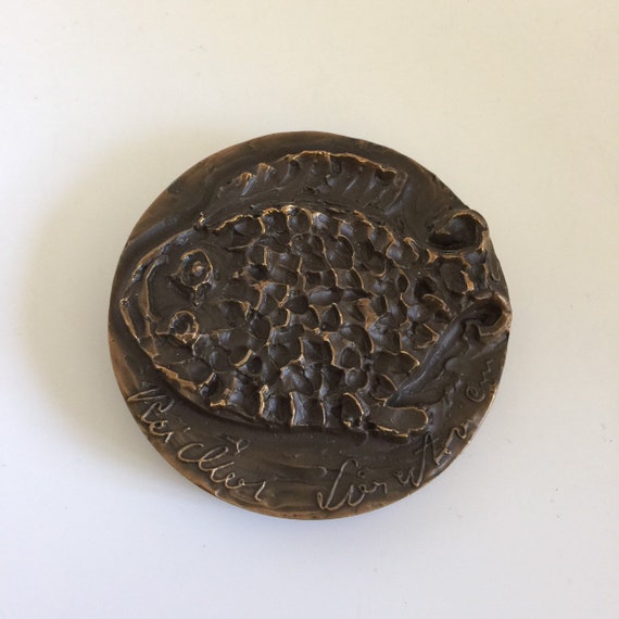 Art Objects Kain Tapper pronze medal kultateollisuus Sculpture etna.com.pe