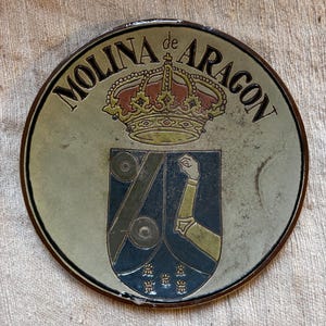 Coat of Arms of Molina De Aragon Ceramic Wall Plate - Etsy