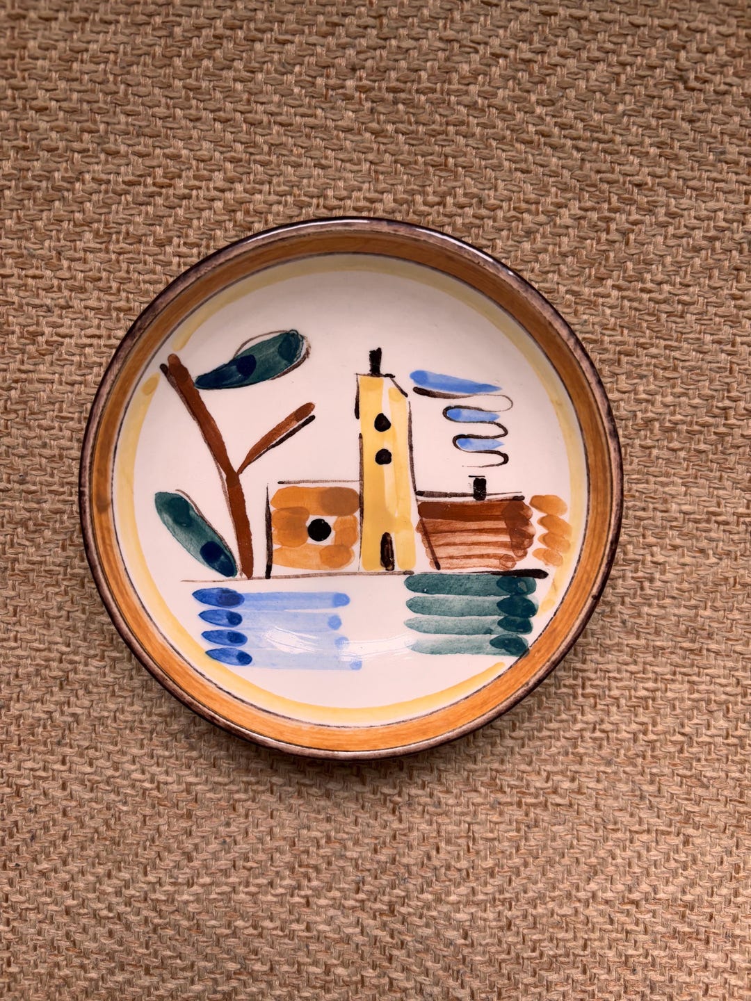 Toini Muona Handpainted Art Ceramic Bowl Arabia - Etsy