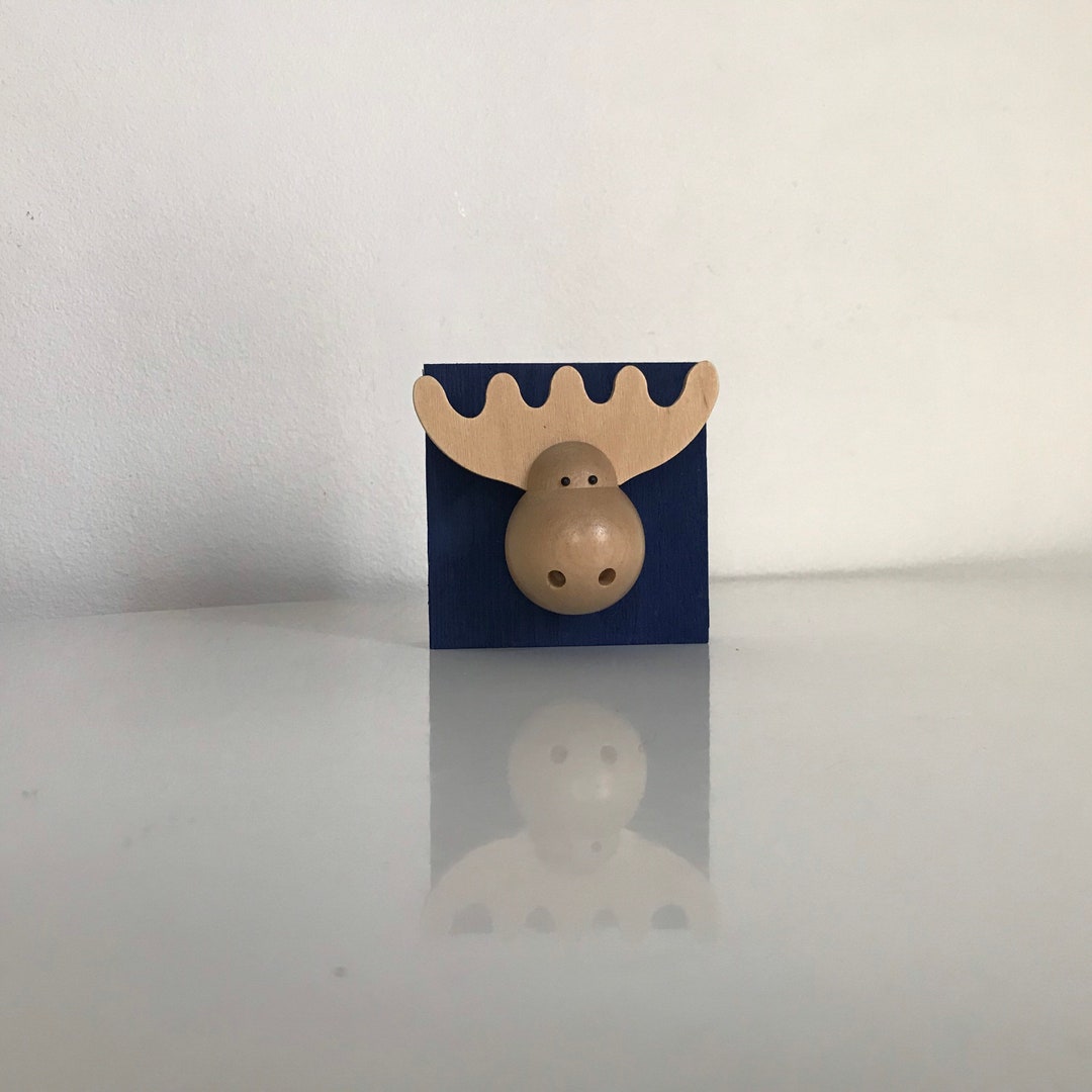 Aarikka Wood Moose Wall Board - Etsy