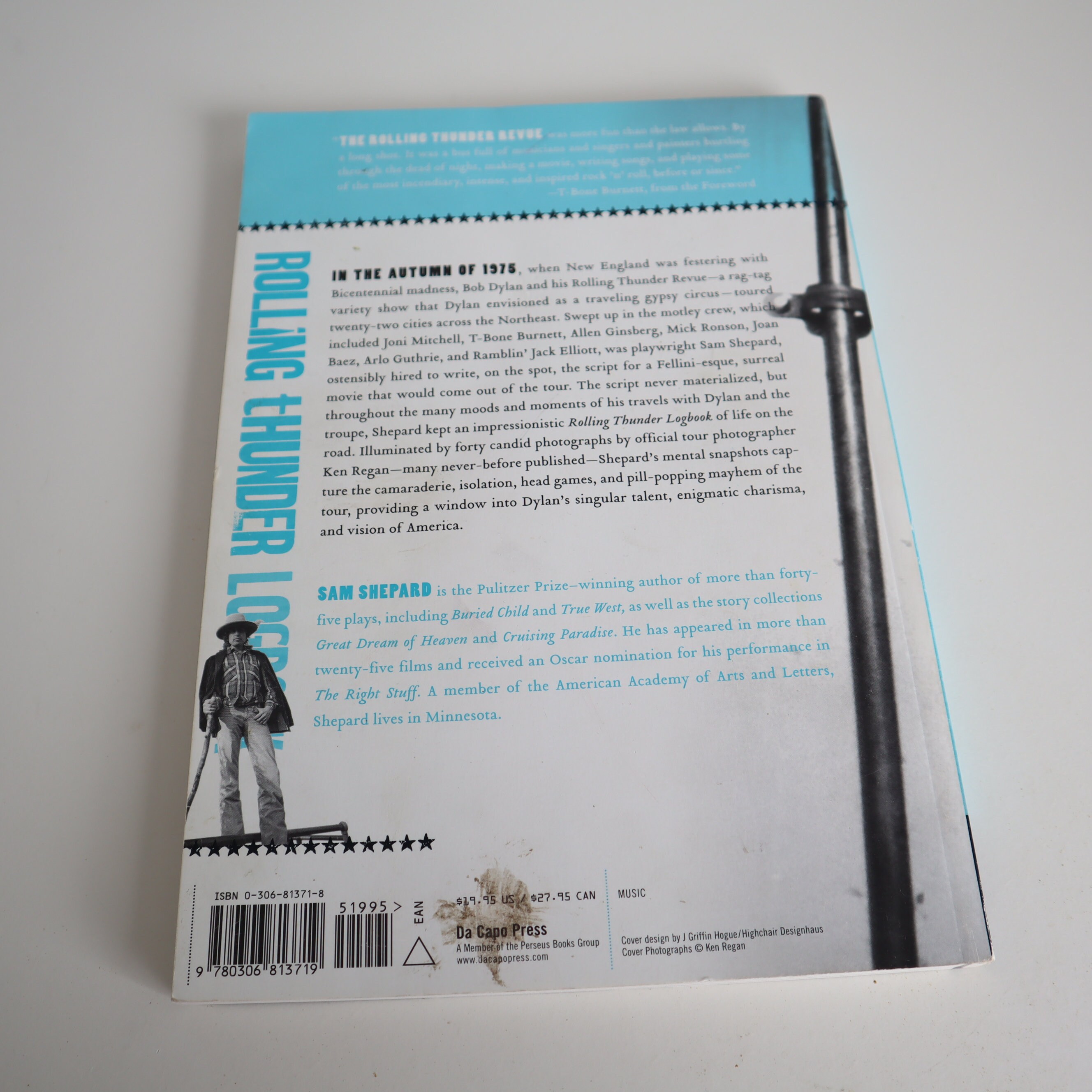 Vintage Book the Rolling Thunder Logbook by Sam Shepard, First De Capo ...