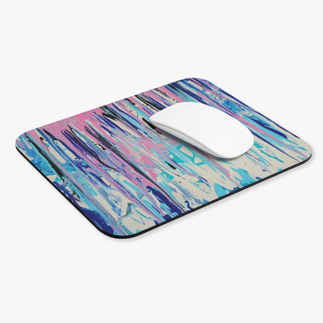 Artistic Mouse Pad, Acrylic Painting Desk Accessory, Modern Design ...