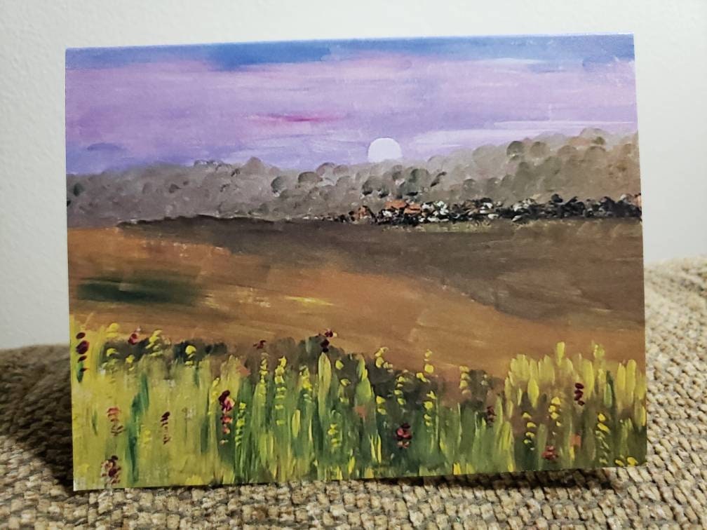 Assorted LANDSCAPE Note Cards (boxed Set of 10 Blank Note Cards With ...