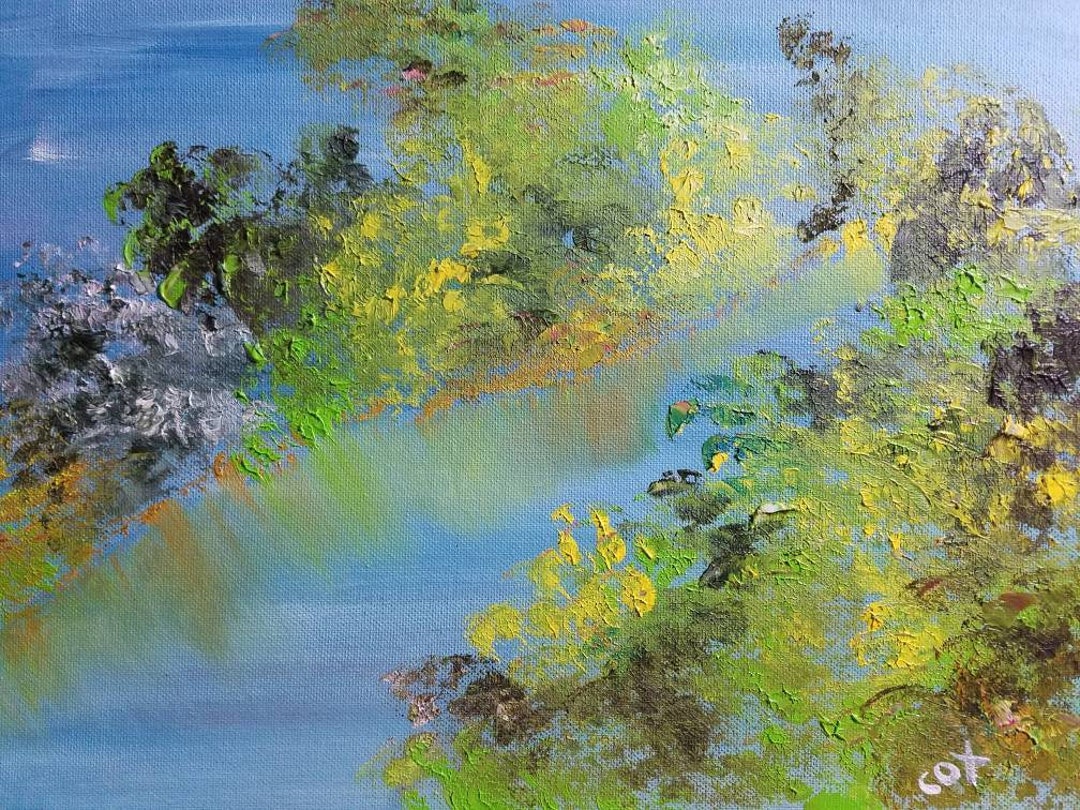 Clarion River in the Spring (original Oil Painting) - Etsy