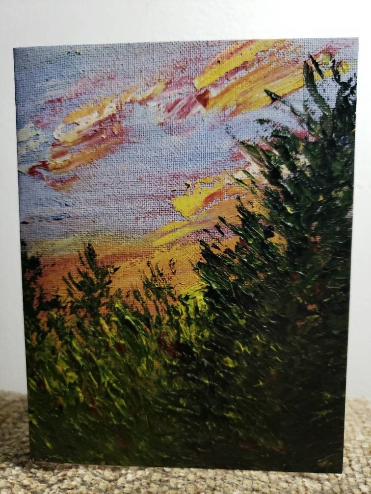 Assorted LANDSCAPE Note Cards (boxed Set of 10 Blank Note Cards With ...