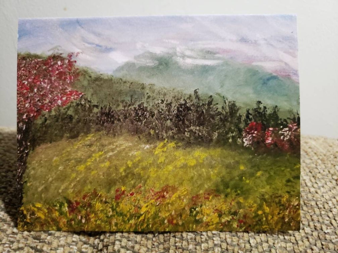 Assorted LANDSCAPE Note Cards (boxed Set of 10 Blank Note Cards With ...