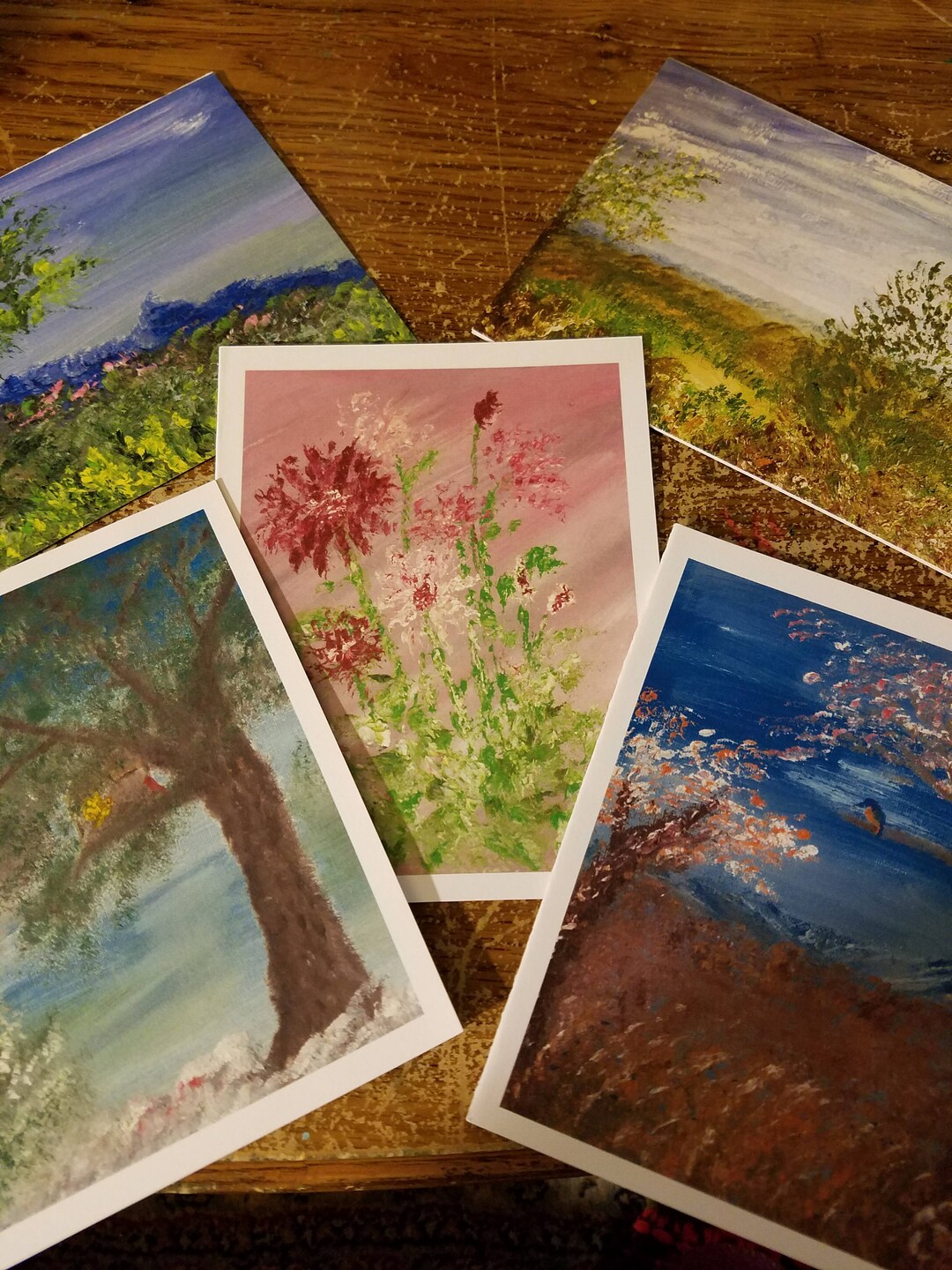 Assorted NOTE Cards (boxed Set of 10 Blank Note Cards With Envelopes ...