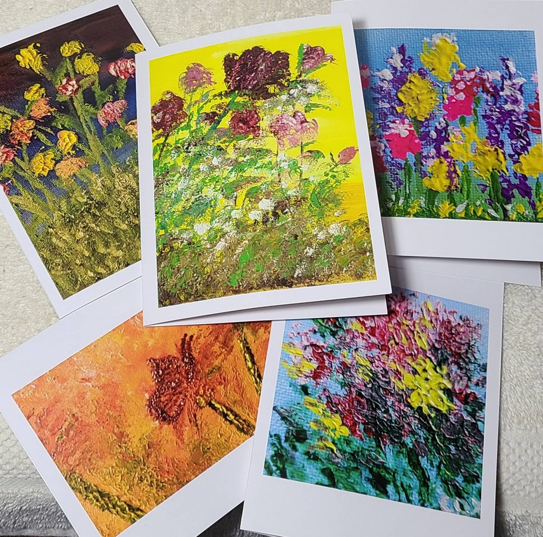 Assorted GARDEN Note Cards (boxed Set of 10 Cards With Envelopes) - Etsy