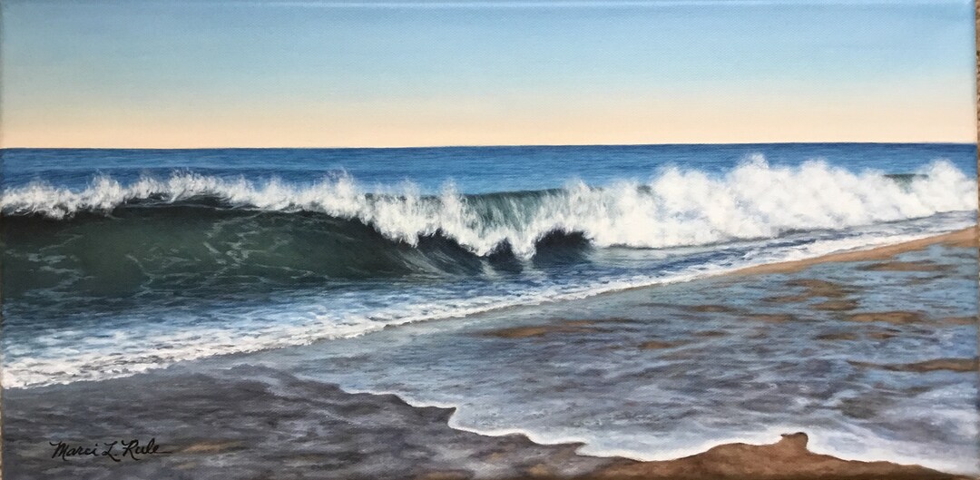 High Tide Wave 1 Coastal Wave Seascape Nautical Ocean - Etsy