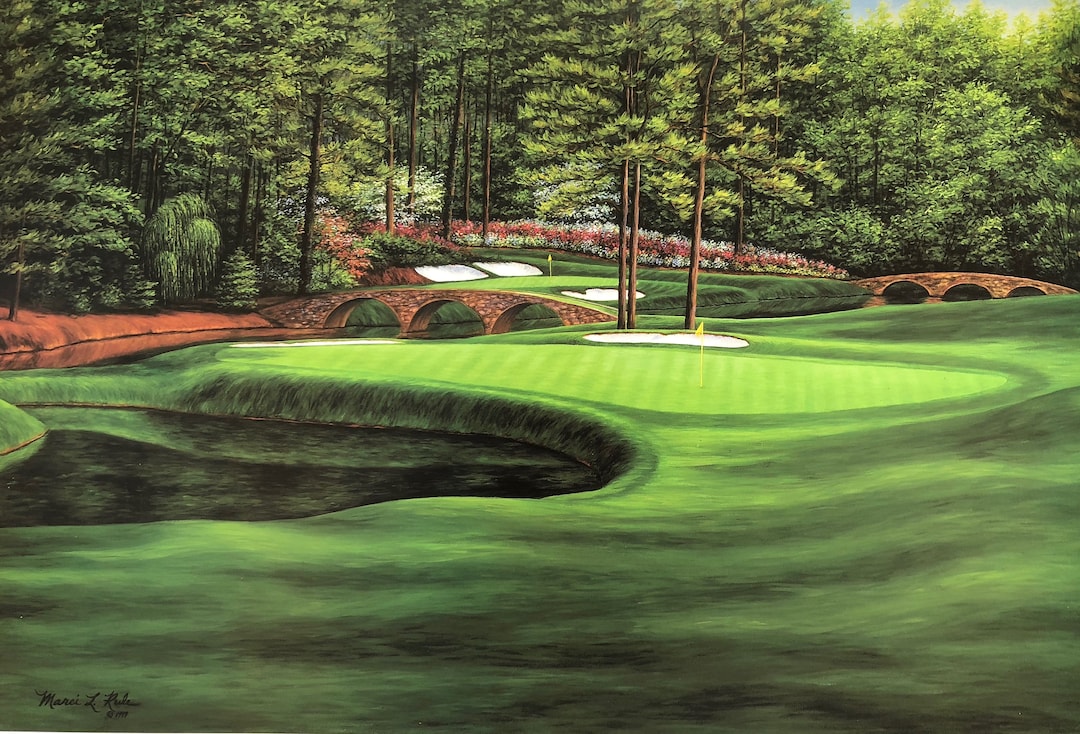 Augusta National Amen Corner Art Print: Limited Edition Golf Course ...
