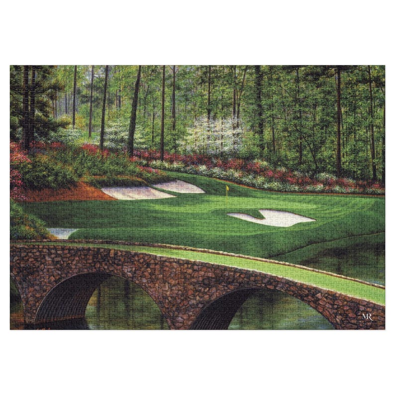 Puzzle, Golf Course Landscape, Jigsaw Puzzle With Tin, Augusta National ...