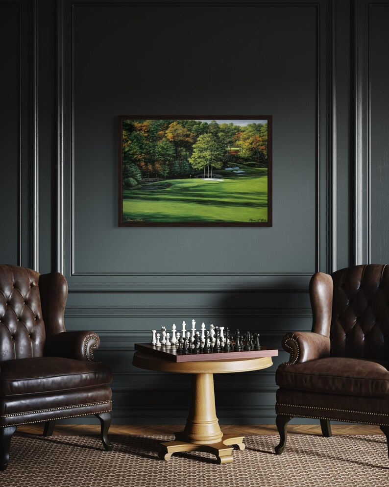 Augusta National Amen Corner Art Print, Golf Course Landscape - Etsy
