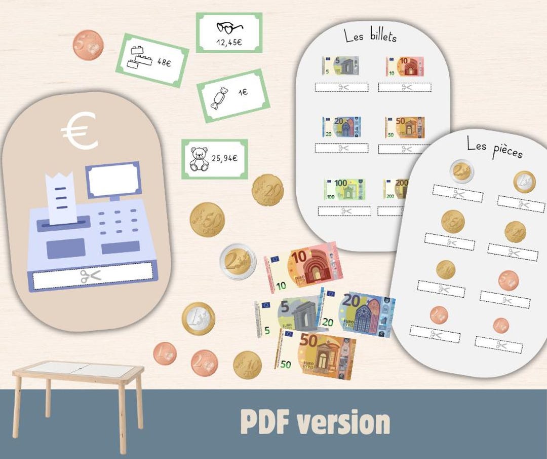 Digital PDF Version - I'm Learning About Euros Game - Inserts for ...