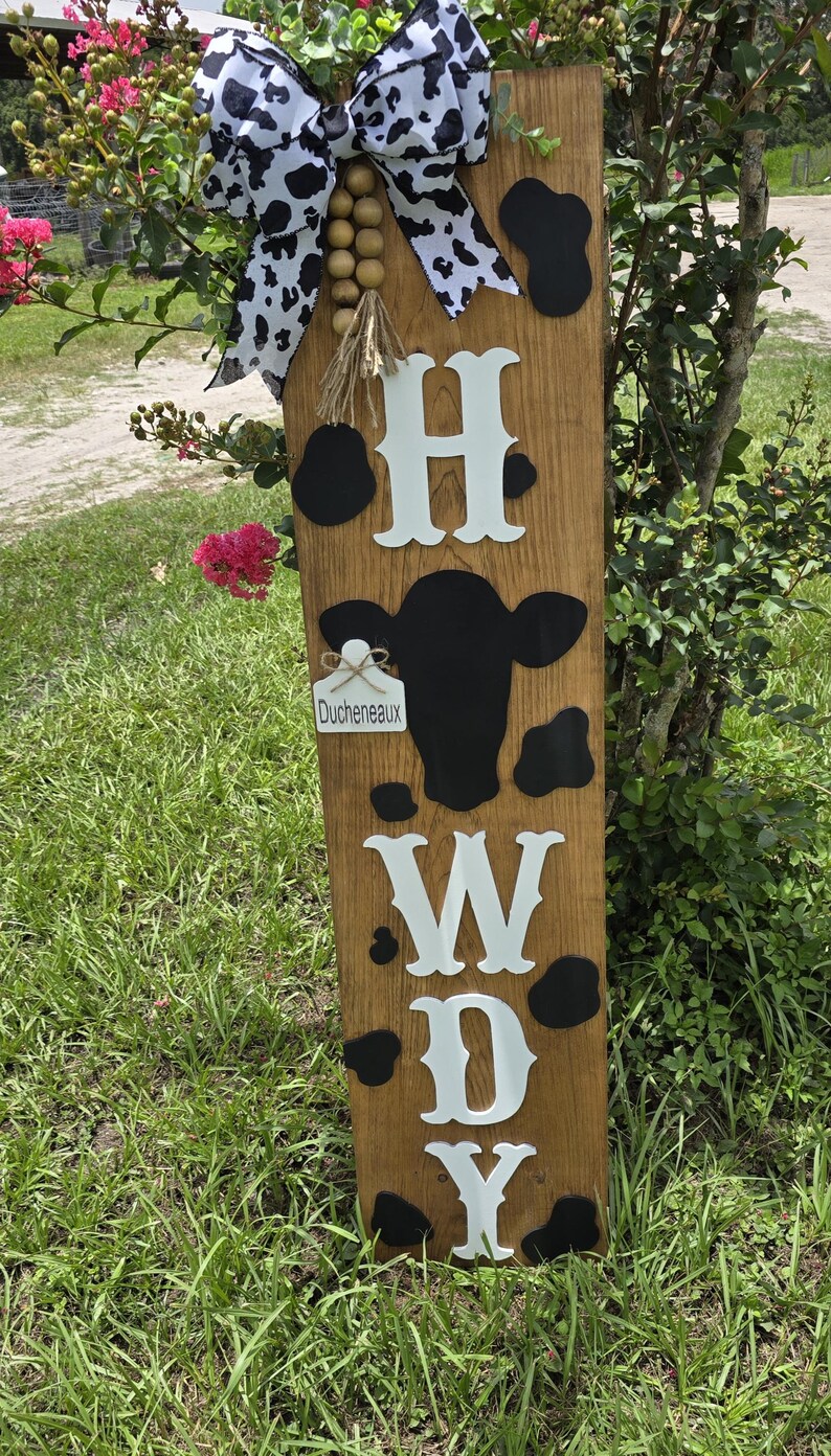 Howdy Porch Leaner Decor - Etsy